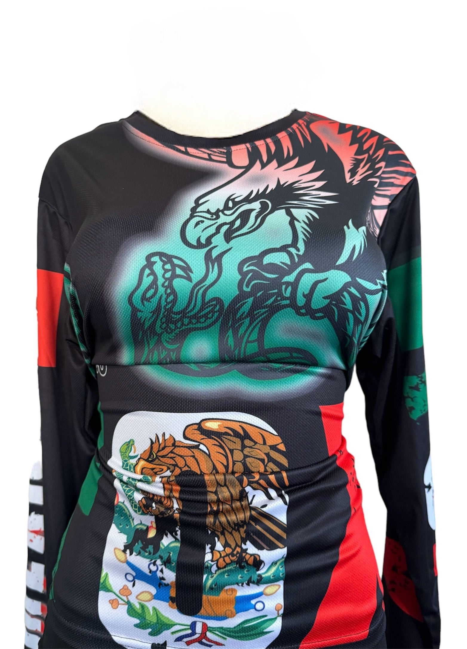 Long Sleeve Mexican Eagle Jersey – Jhonny Motor Sports Long Sleeve Mexican Eagle Jersey – Jhonny Motor Sports